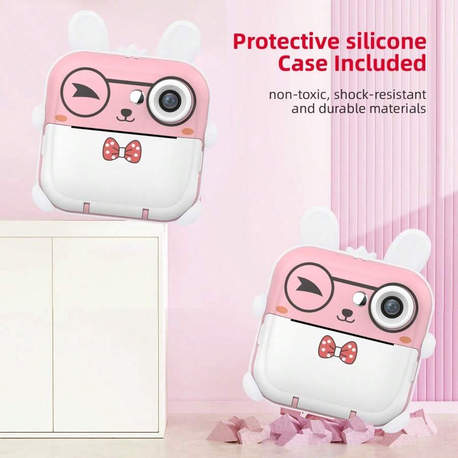 Mini Camera Instant Print, 1080P HD Thermal Print Camera For Christmas ...