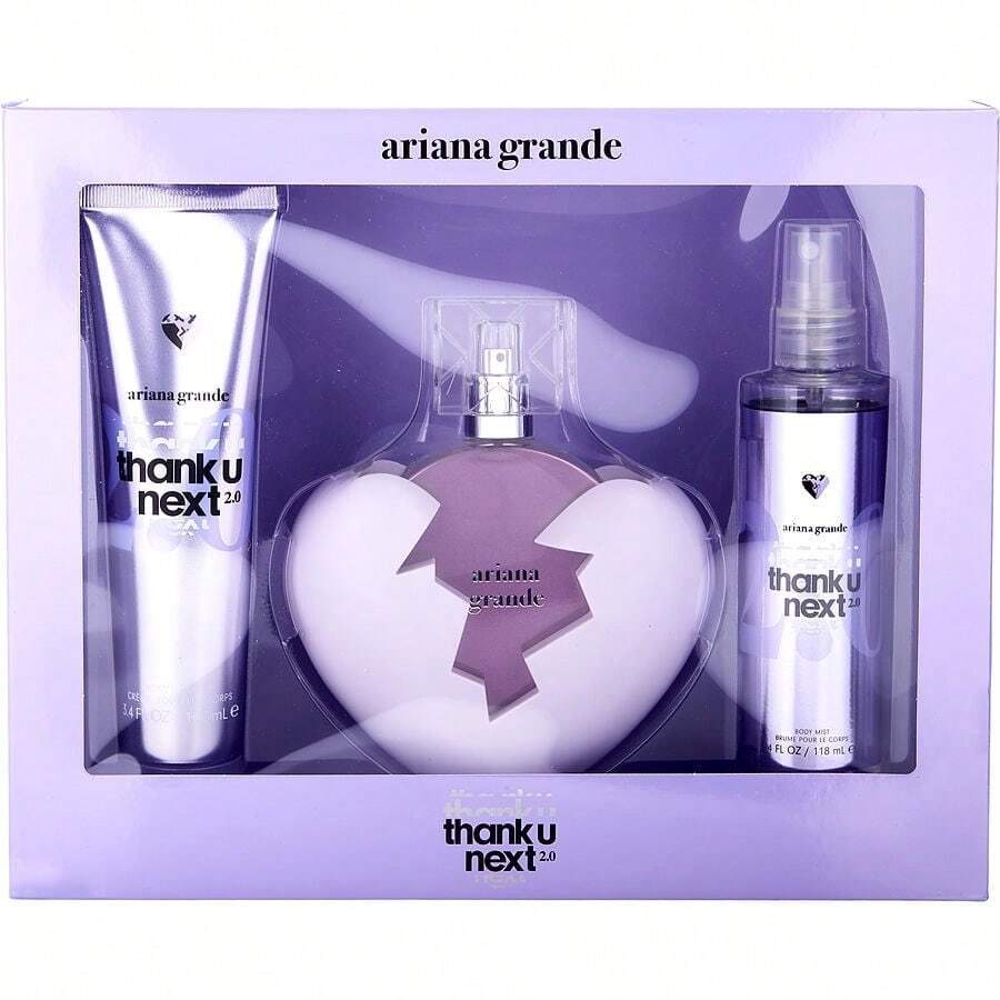 Ariana Grande Thank U Next 2.0 By Ariana Grande Eau De Parfum Spray 3.4 Oz & Body Mist 4 Oz ...