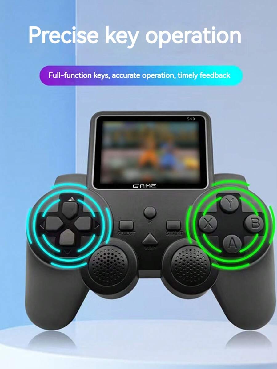 Console de jeu portable avec 520 jeux classiques intégrés et grand ...