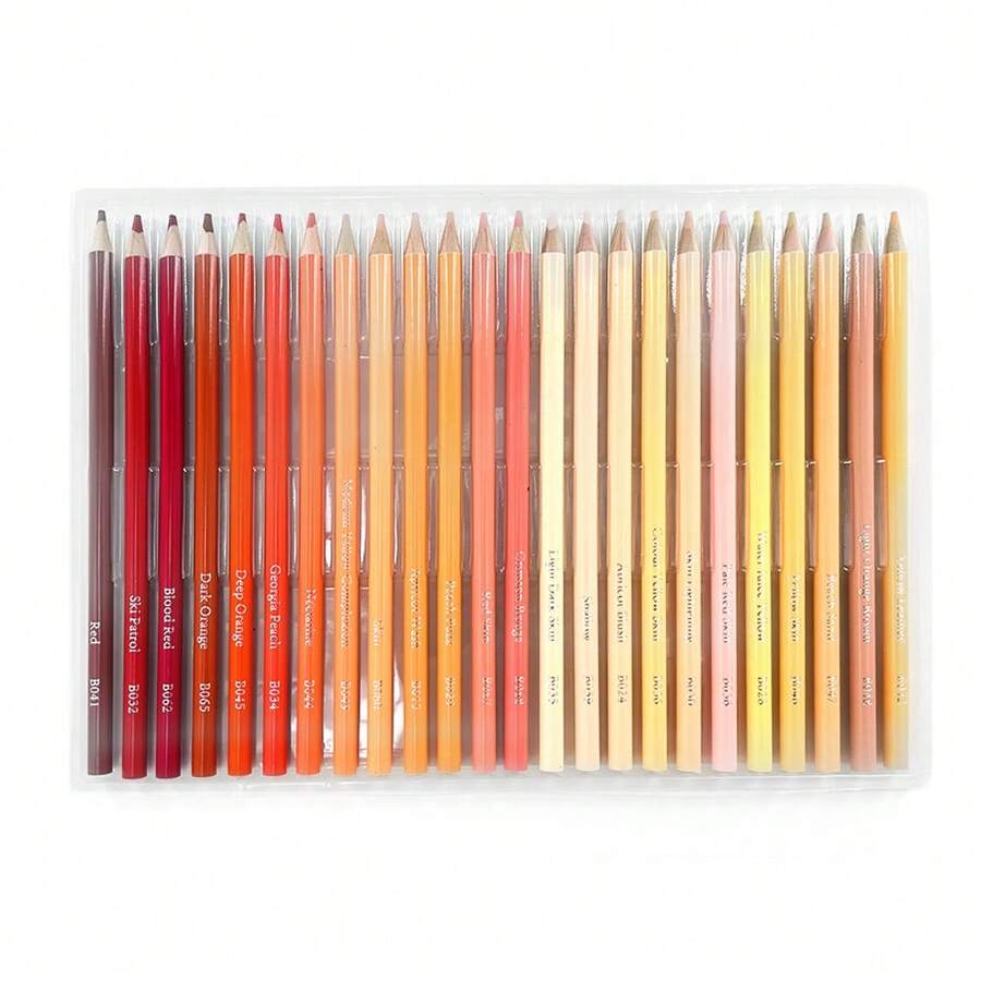 Brutfuner 72 Colors Wood Skin Tone Colored Pencils Soft Core Oil Based ...