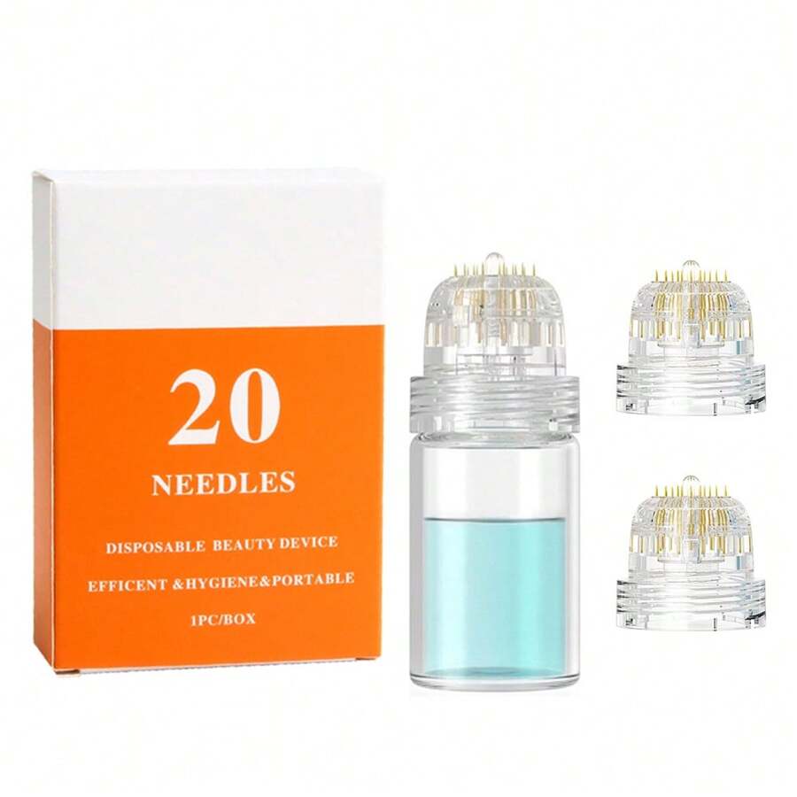 Hydra Roller Needles Titanium Gold Derma Stamp With 20PINS Titanium ...