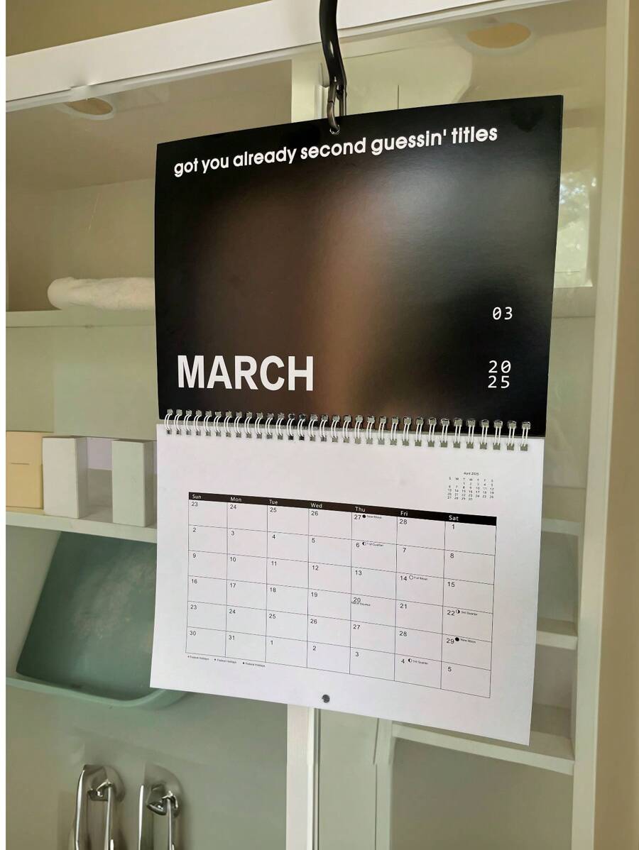 2025 Calendar For OVO Rapper Drake For AllThe Dogs Drake | SHEIN PT