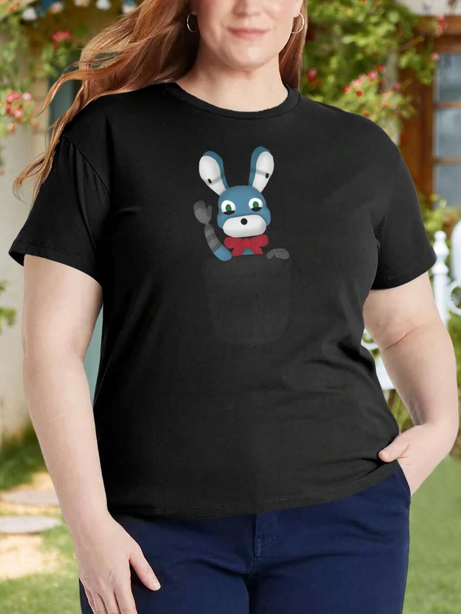 Little Bon - The Walten Files Women's Large Pocket Oversize Women T ...