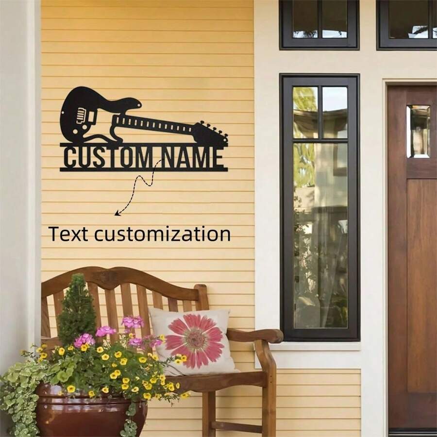 1pc, Custom Personalized Drummer Name Metal Wall Drummer Sign, Music ...
