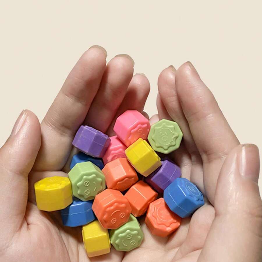 Classic Jacks Game Toys, Toss And Catch Stones Game With Box, Hand-Eye ...