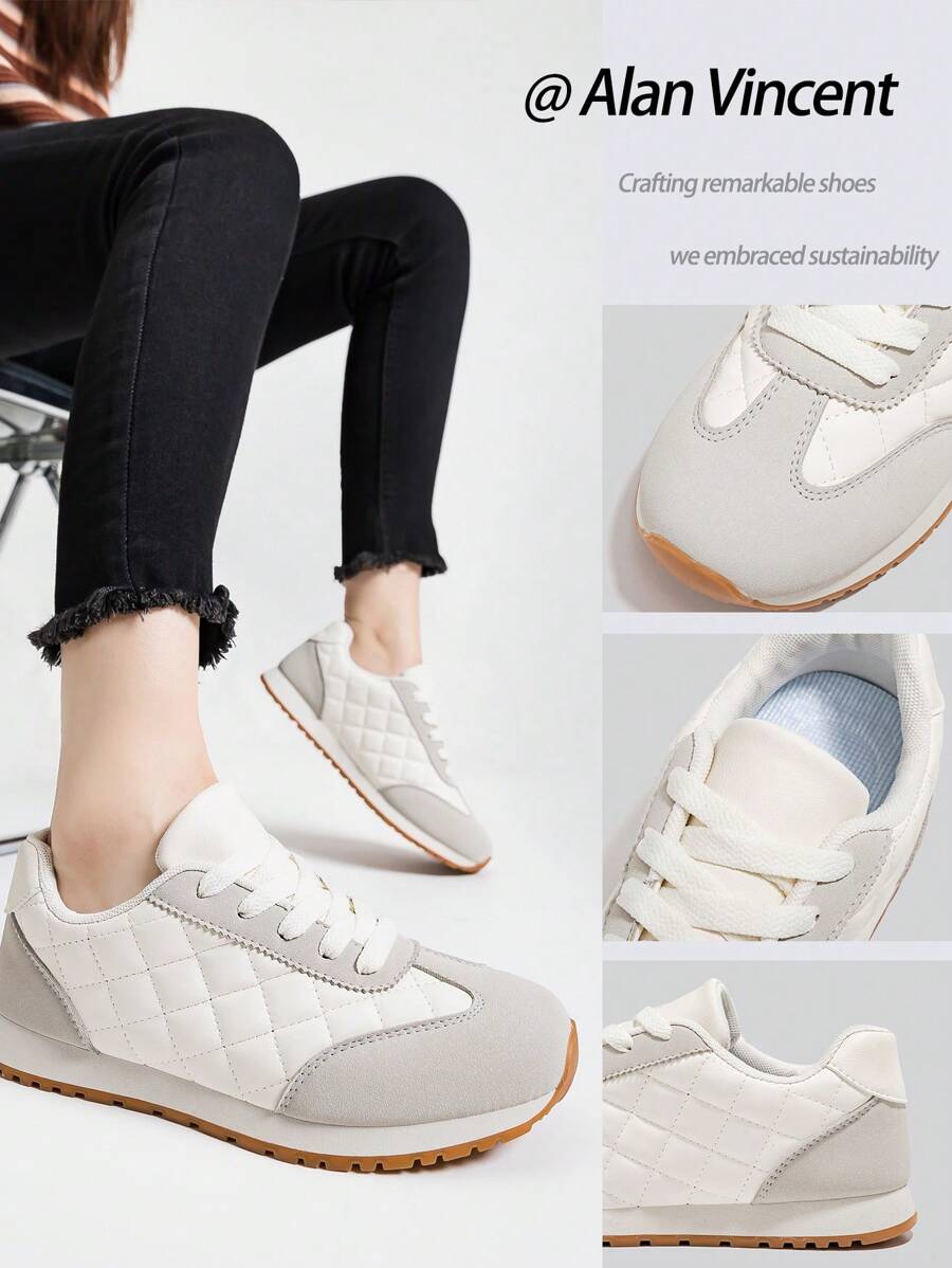 Alan Vincent [Light Freedom Series] White Shoes For Women 2025 Spring ...