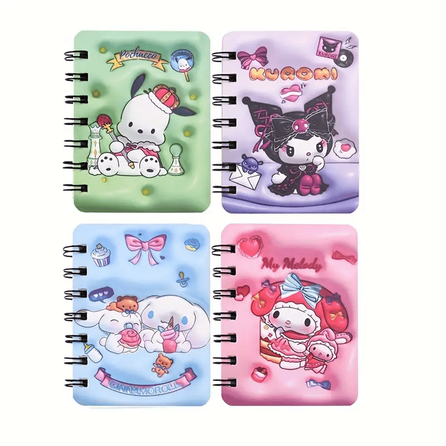 Sanrio Sanrio Cute Cartoon Creative Design A7 Coil Notebook Cute And ...