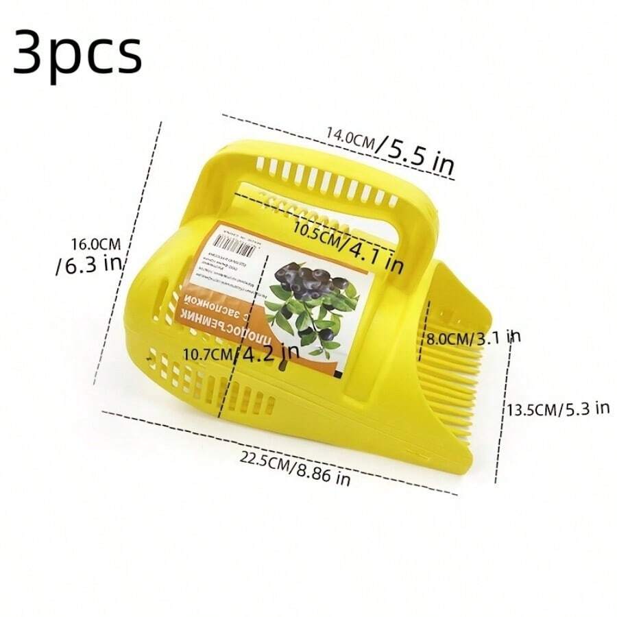 3pcs Easy-Grip Blueberry Picker Tool - Portable Fruit Harvesting Device ...