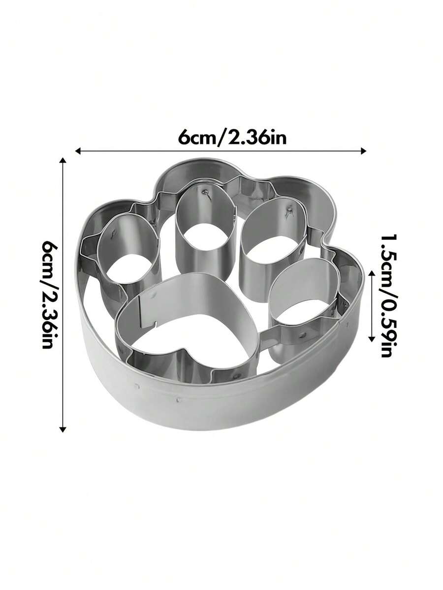 Dog Bear's Paw Cookie Die Printing Fondant Cookie Cutting Die Baking ...