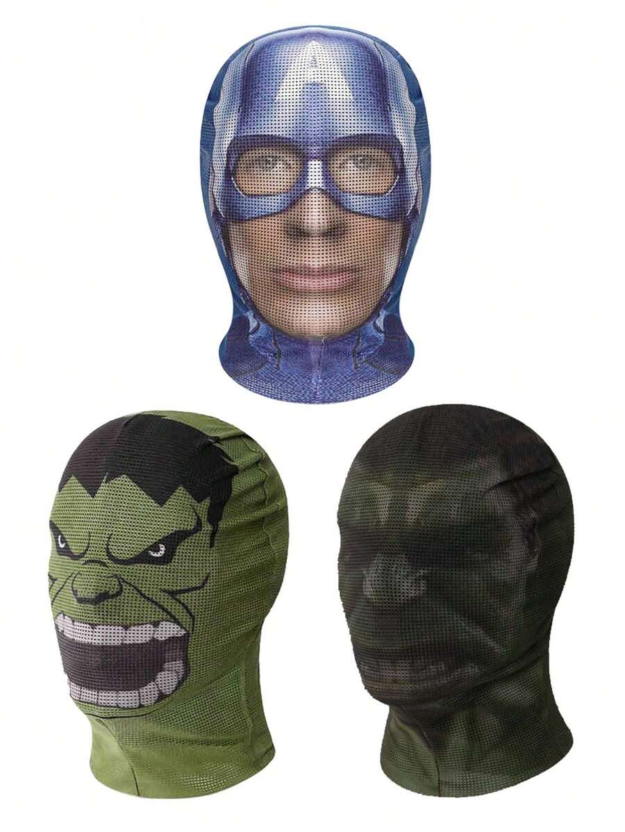 Disney Marvel Spider-Man Full Face Mask, Avengers Superhero Deadpool ...