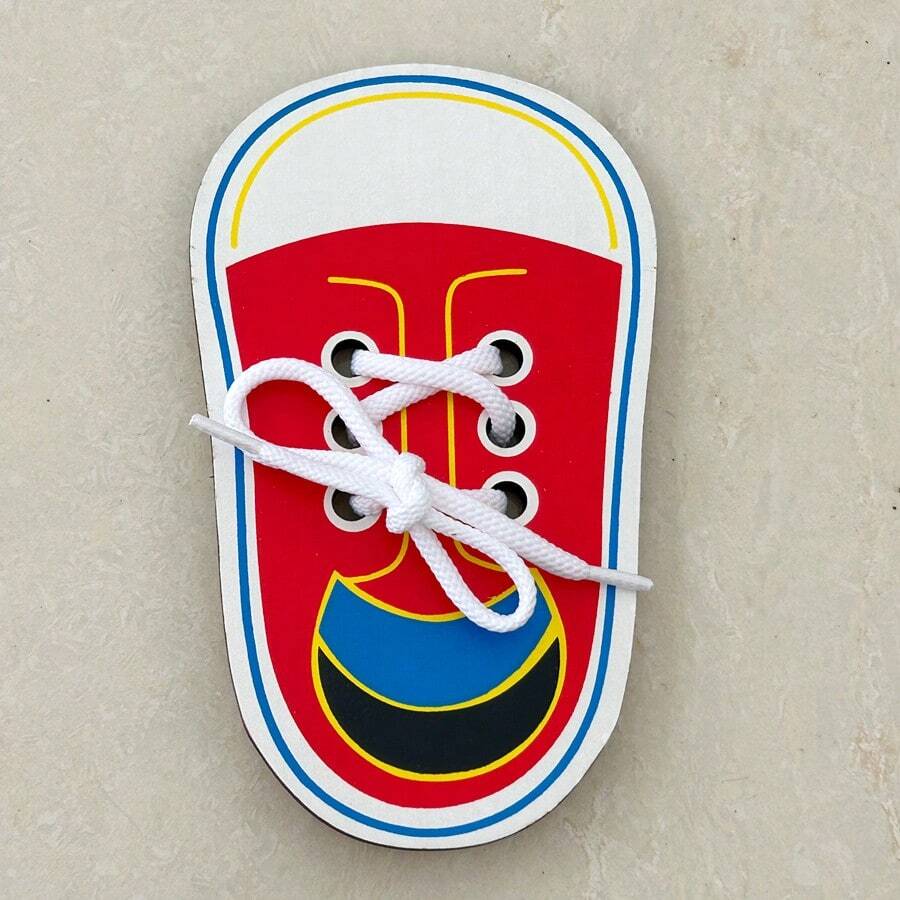 DIY Shoelace Lacing Trainer Kit: 1 Lace + 1 Lacing Board, Desktop Game ...