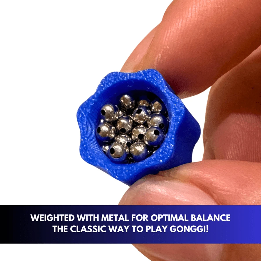 Korean Gonggi Jacks Game Set - 5 Traditional Korean Gonggi Stones With ...