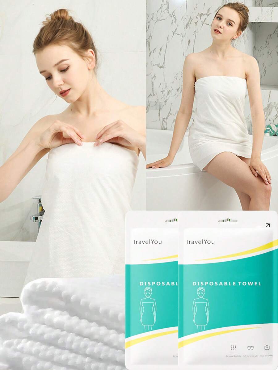 Disposable Bath Towels Travel Individually Packaged Disposable Towel ...
