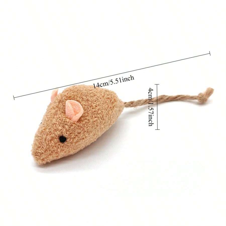 10pcs Pet Plush Mouse Simulation Mouse Catnip Nip Cat Toy Self Hi Cat Toy | SHEIN USA