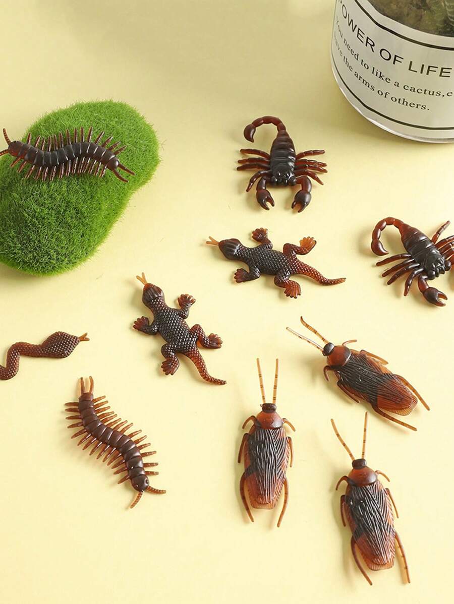 60pcs Realistic Fake Cockroach Small Decoration Items, Prank/Atmosphere ...
