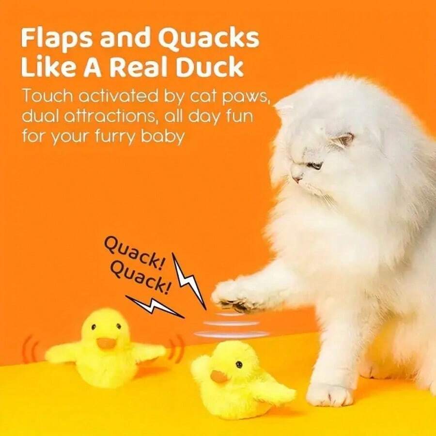 Gravity Duck Electric Cat Toy, Flapping Wing Duck (Non-Flying ...