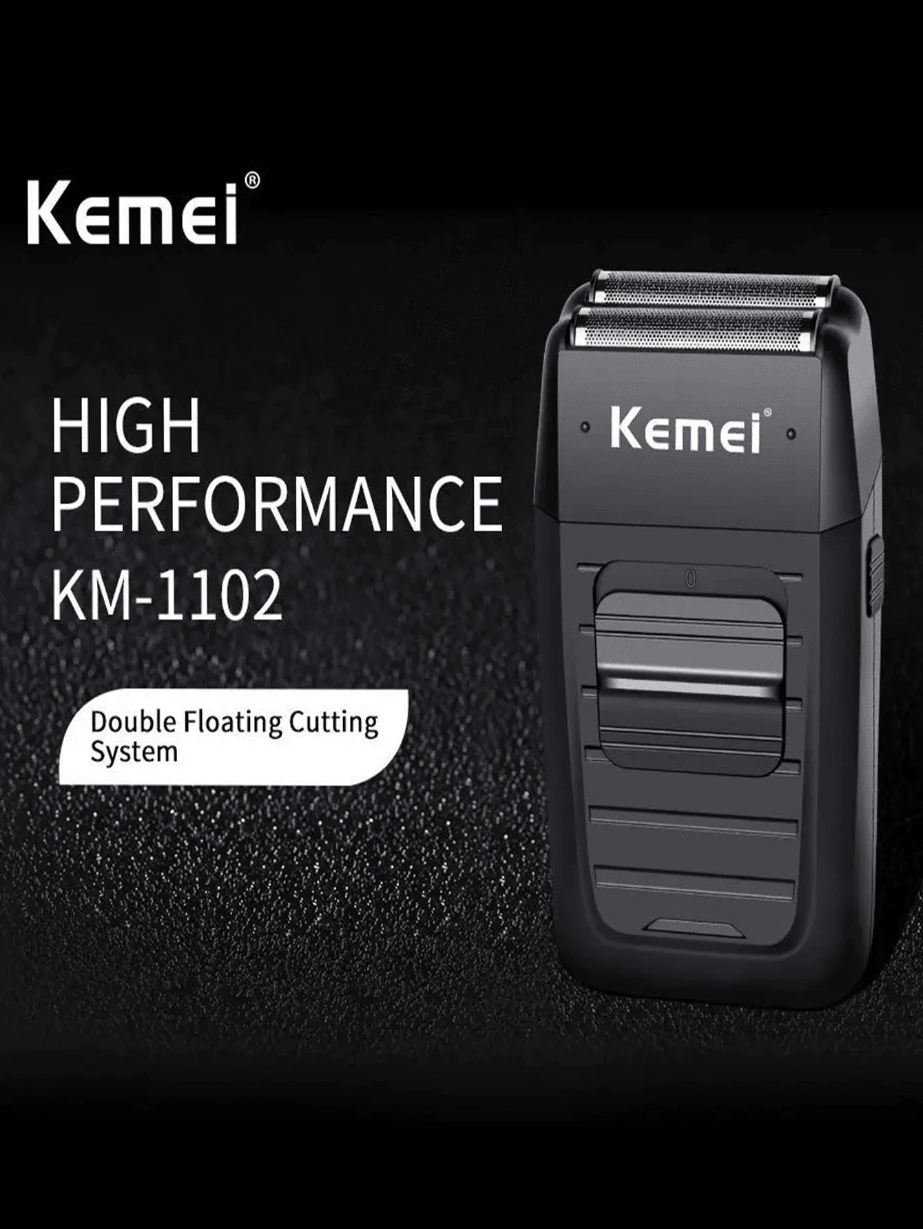 Kemei Household Electric Appliances KM-1102 Rechargeable Cordless ...