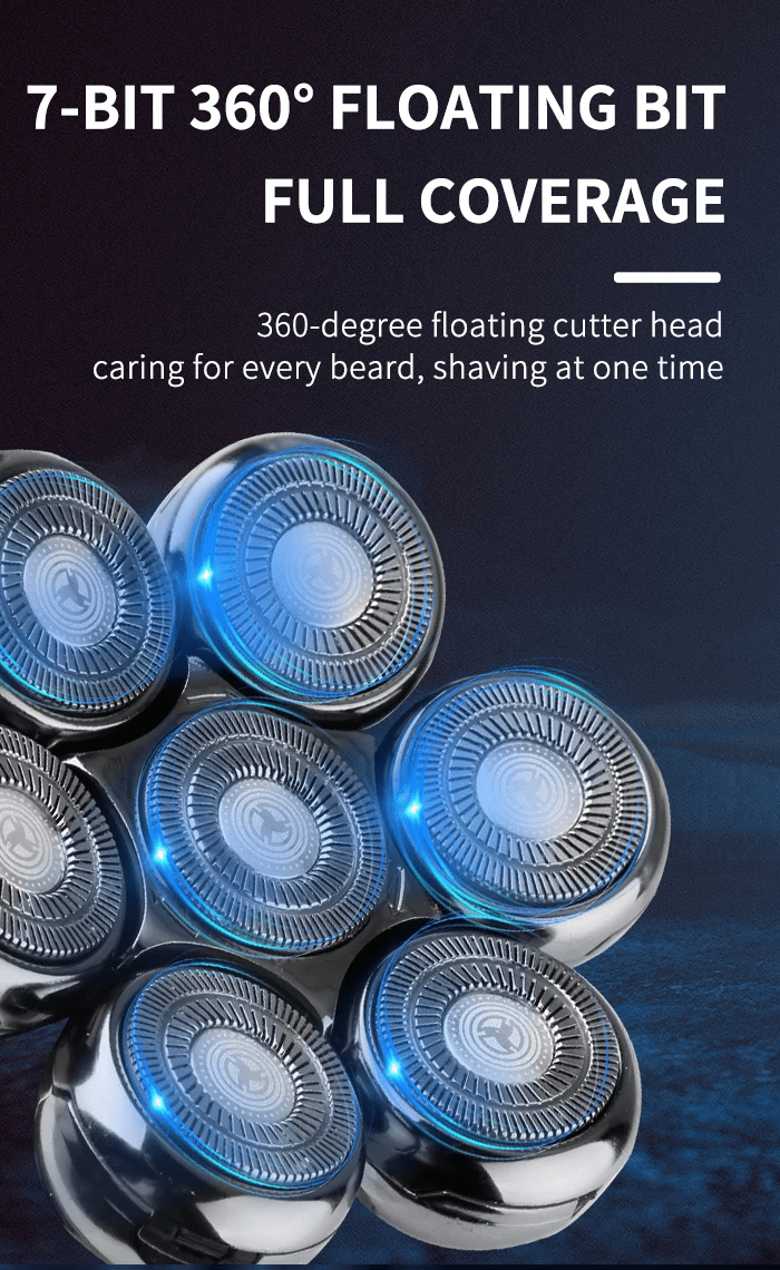 Kemei Head Electric Shavers For Bald Men Waterproof Bald Head Shaver 7 ...
