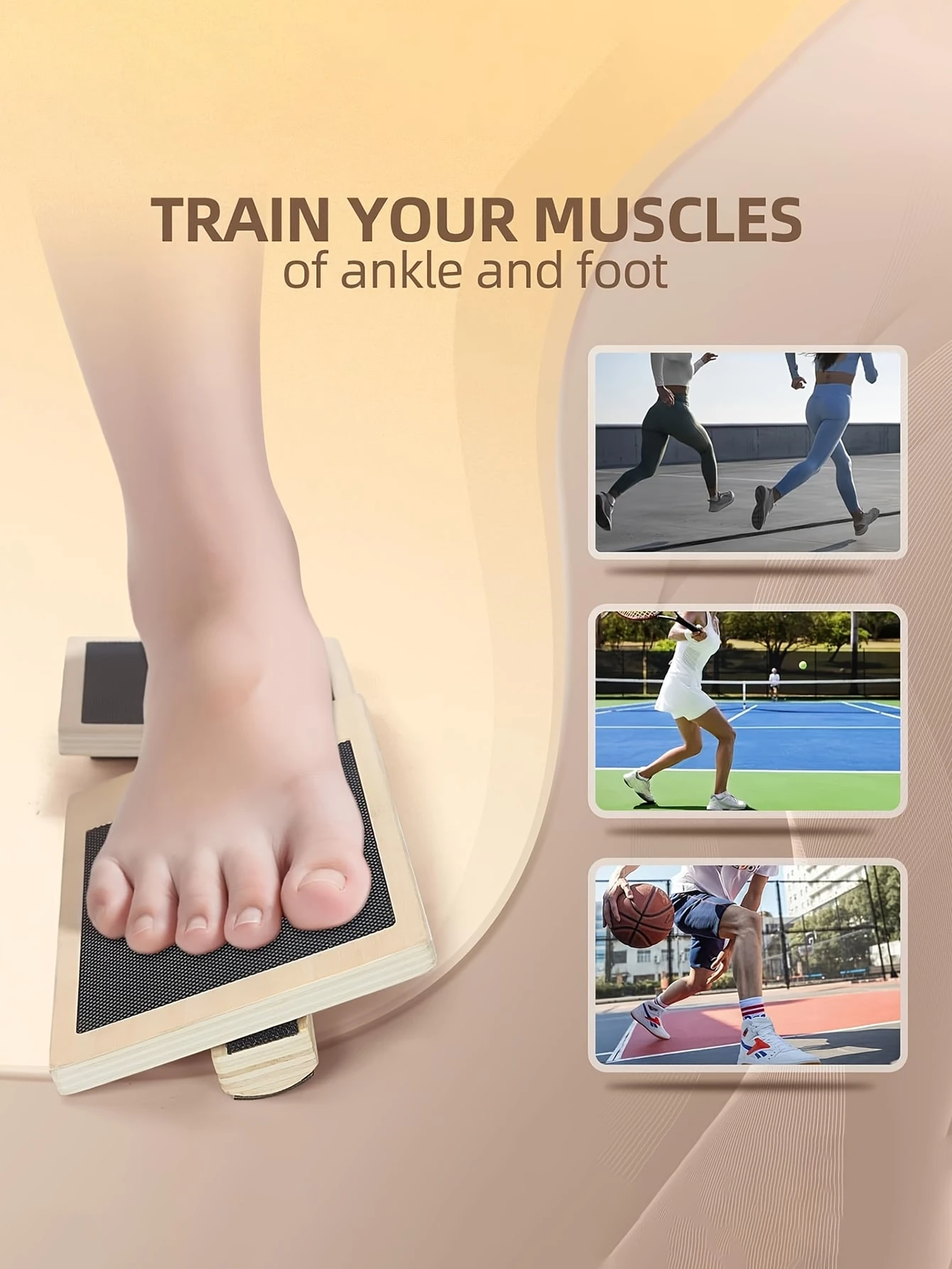 A Premium Foot Stretcher And Balance Board Designed For Adults - A ...