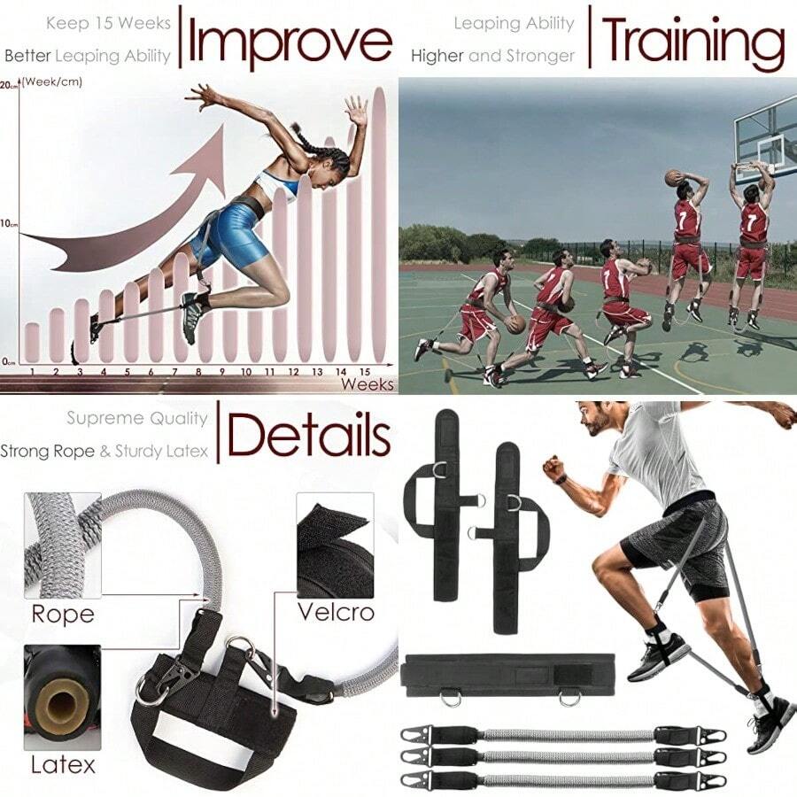 Vertical Jump Trainer Equipment Leg Bounce Trainer Device Speed And ...