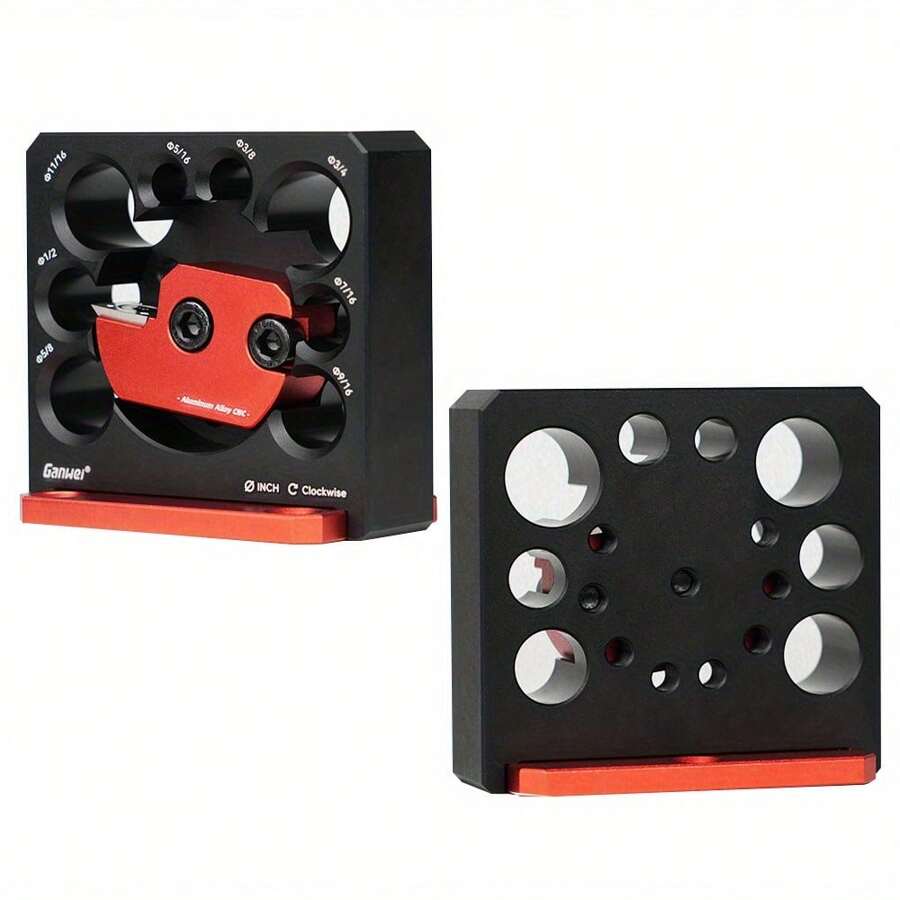 8-Hole Drill Rotary Round Tool, Adjustable Round Wooden Rod ...