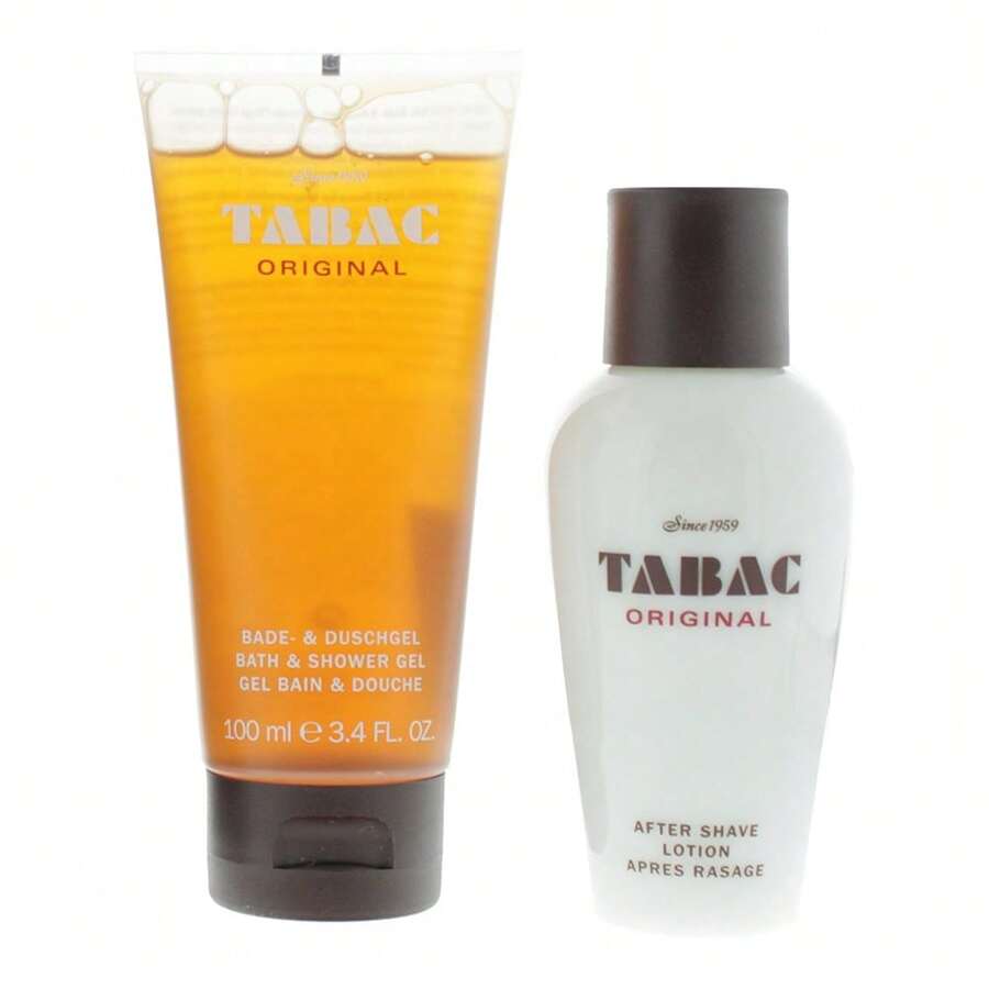 Tabac Original After Shave Lotion 75ml & Shower Gel 100ml Gift Set ...