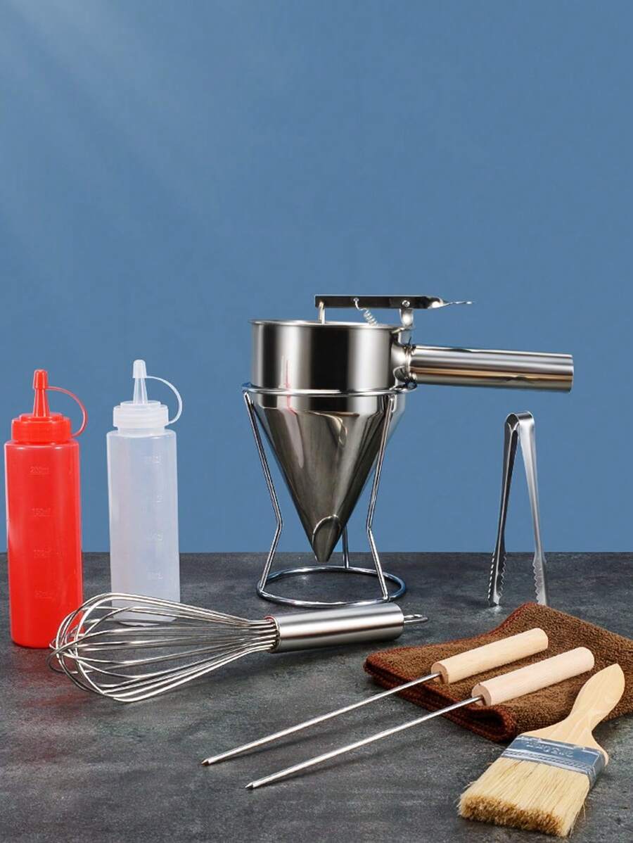 Stainless Steel Octopus Meatball Batter Funnel Separator Distributor ...