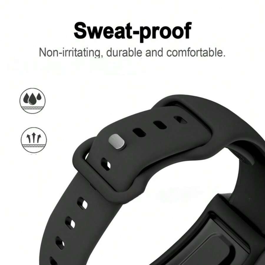 1 Pc Silicone Fitness Band Replacement Waterproof Tracker Strap ...