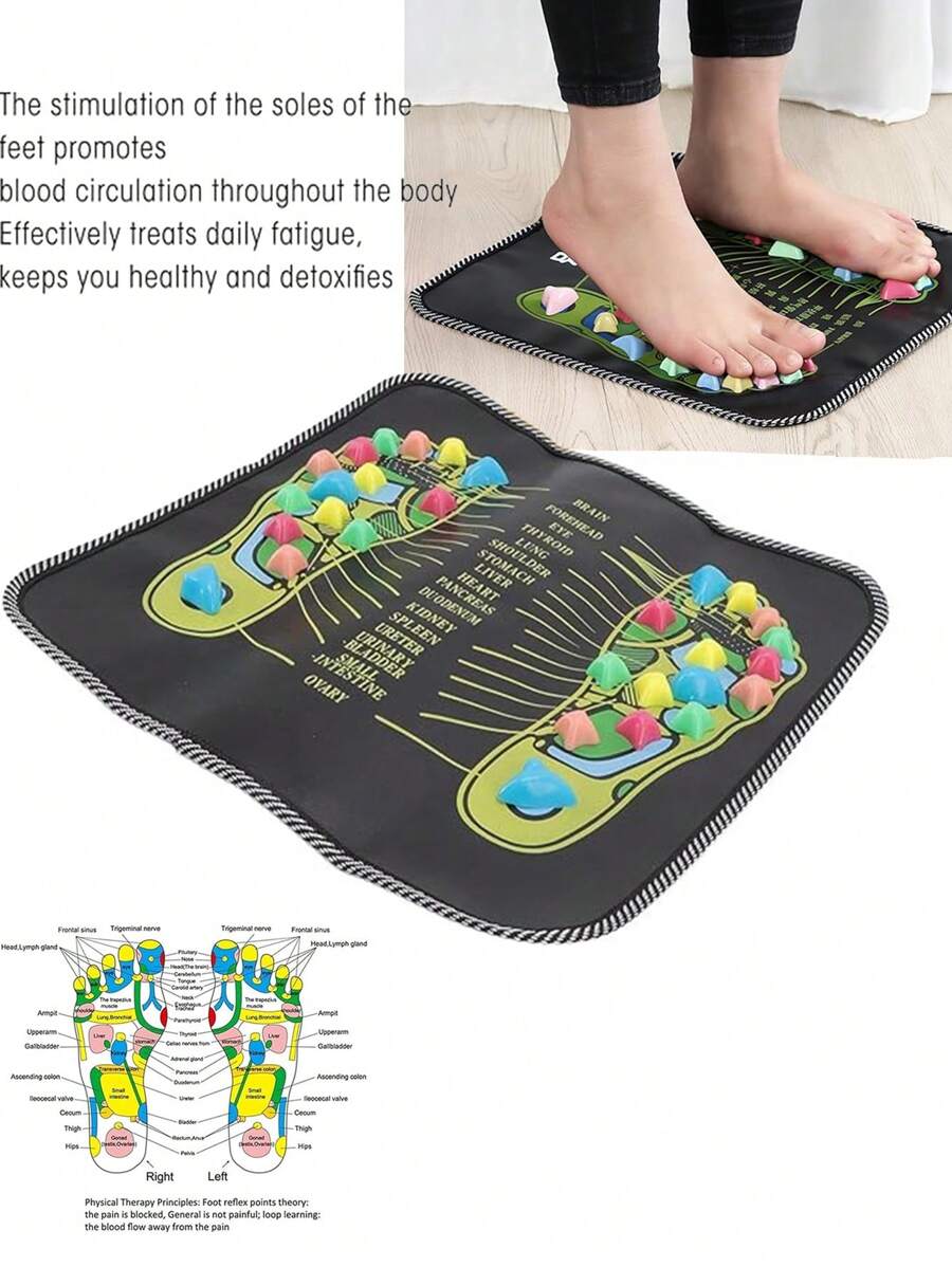 Acupressure Pad, Foot Massage Mat, Health Walking Foot Pressure Pad ...