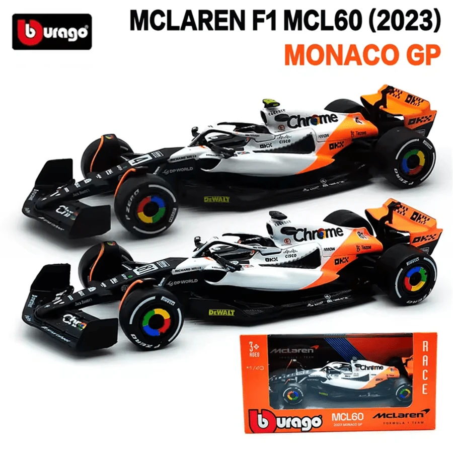 Burago 1 Stück Bburago 1:43 2024 Mclaren Miami Version Mcl38, Monaco ...