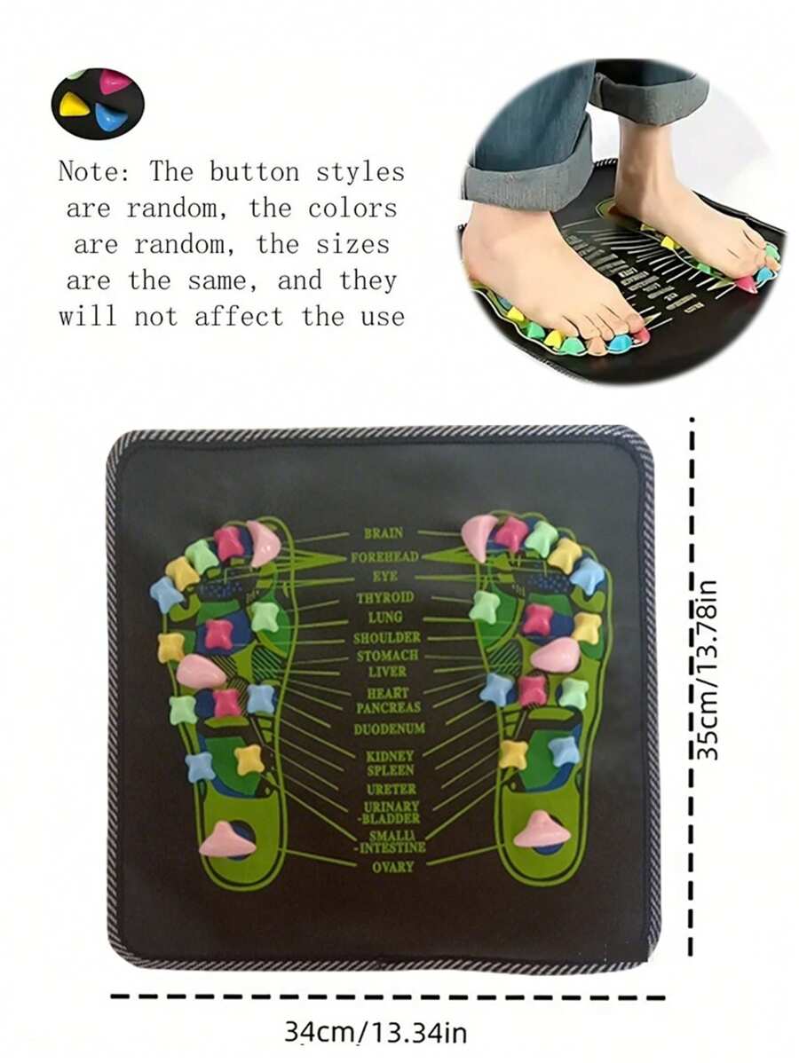 Acupressure Pad, Foot Massage Mat, Health Walking Foot Pressure Pad ...
