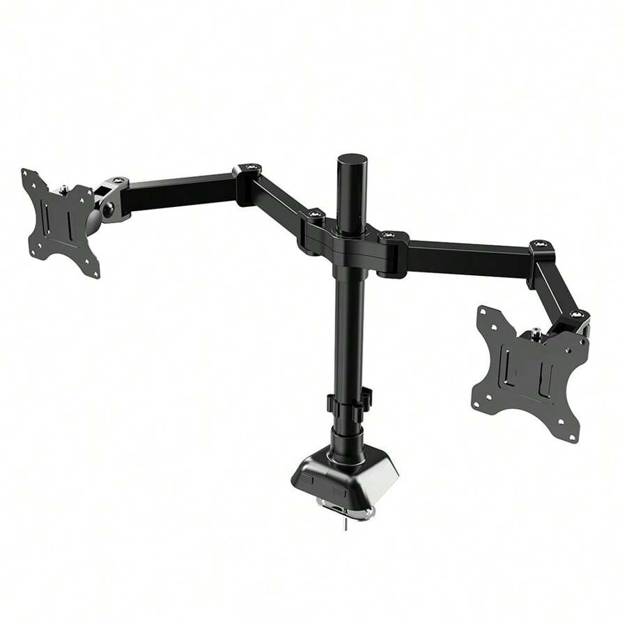 Dual Monitor Arm Bracket, Fits 13 - 27 Inch Screens | Monitor Arm Mount ...