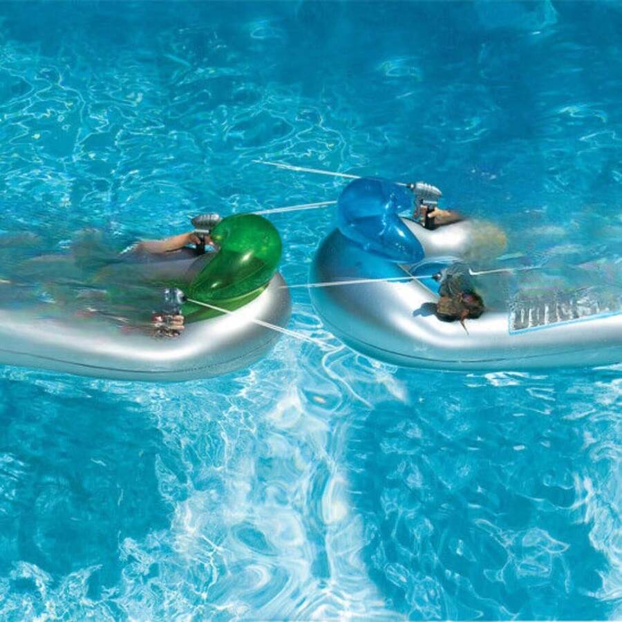 Swimline Battleboard Squirter Swimming Pool Inflatable Float Set ...