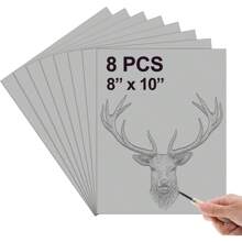 8 Pcs Linoleum Block Rubber Carving Block Soft Linocut Block Large ...