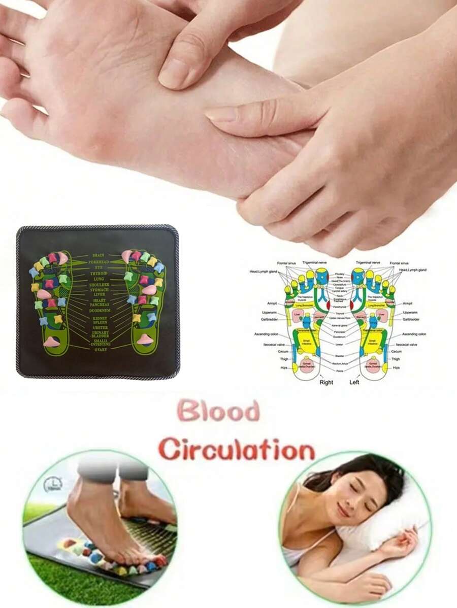 Acupressure Pad, Foot Massage Mat, Health Walking Foot Pressure Pad ...