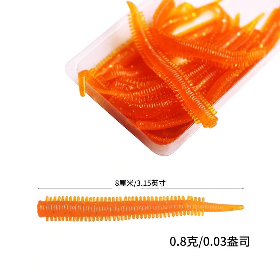 Luya Sandworm 8cm Bionic Red Worm Noodle Worm Floating Water Small Root ...