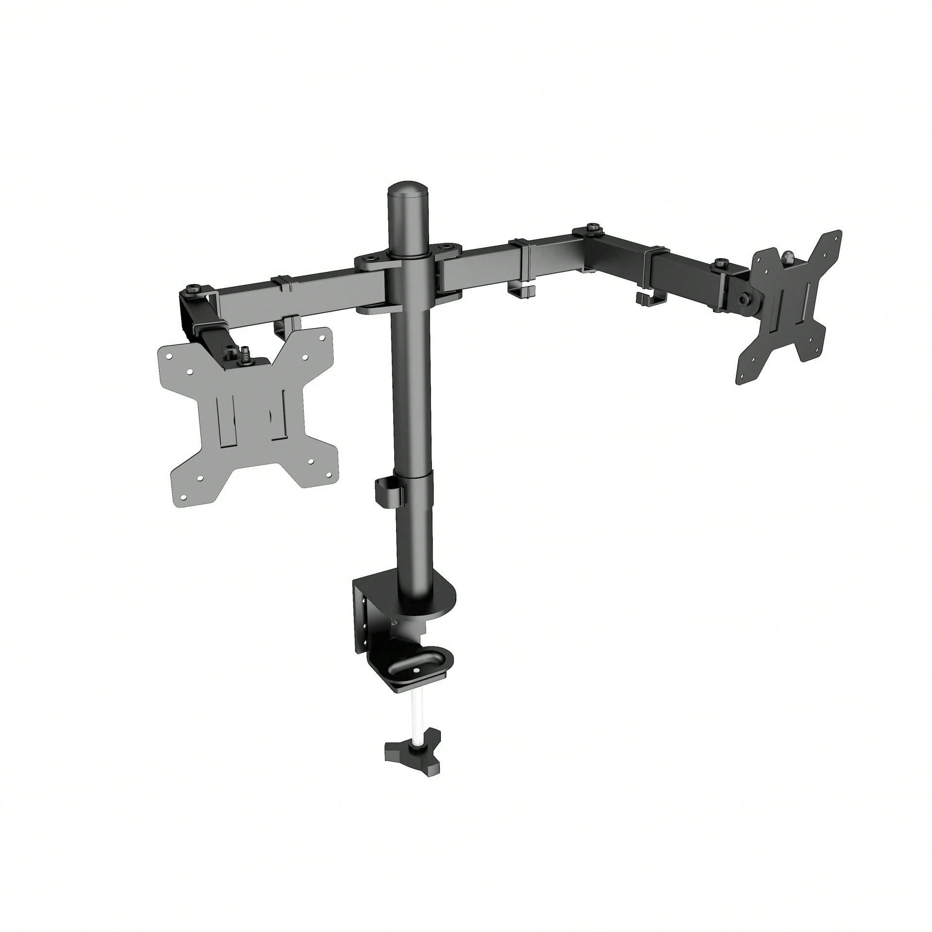 Soporte de brazo dual para monitores, se ajusta a pantallas de 13 a 27 ...