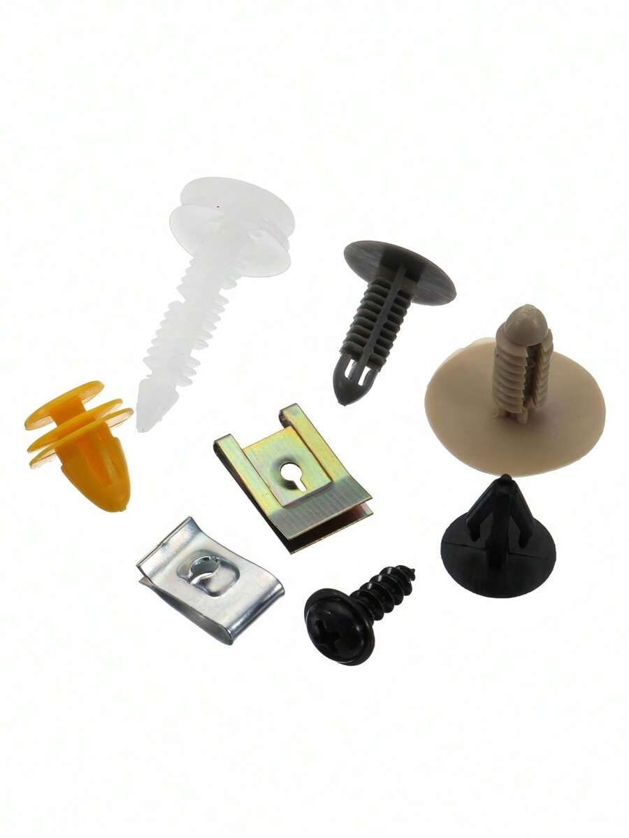 200-Pieces Universal Plastic Clip For Automotive Bumper Door Inner Hole ...