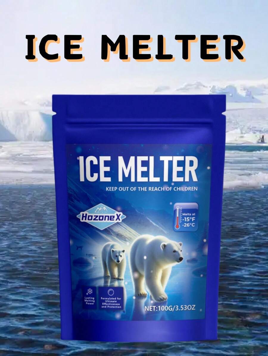 Ice Melting Agent For Winter Snow And Ice Cleaning, De Icing, Snow ...