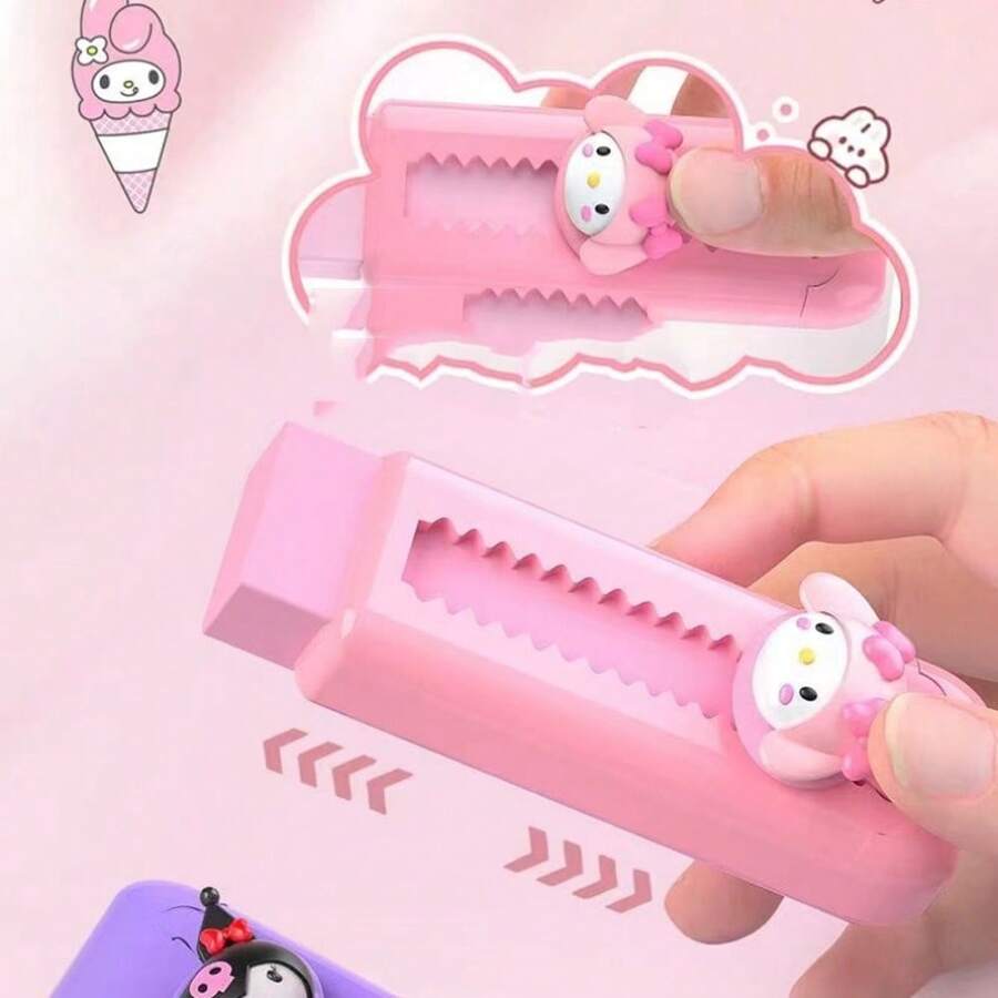 Sanrio Cartoon Push-Pull Eraser, Examen Specifieke Eraser, Sanrio ...
