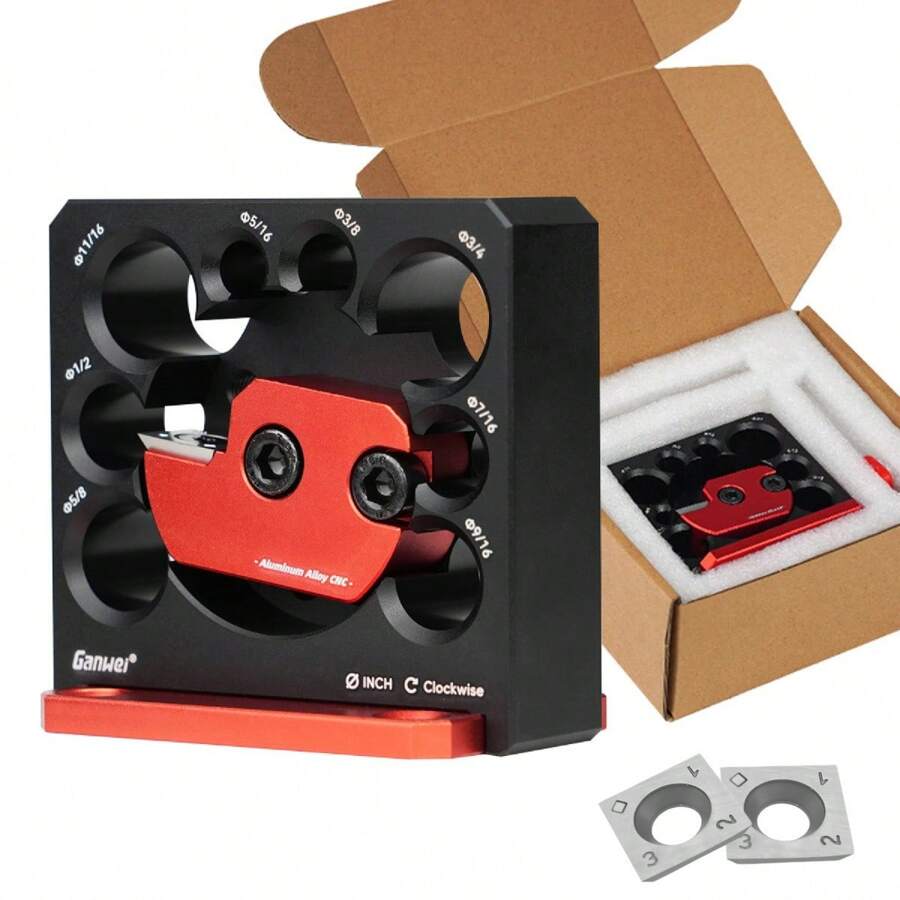 8-Hole Drill Rotary Round Tool, Adjustable Round Wooden Rod ...