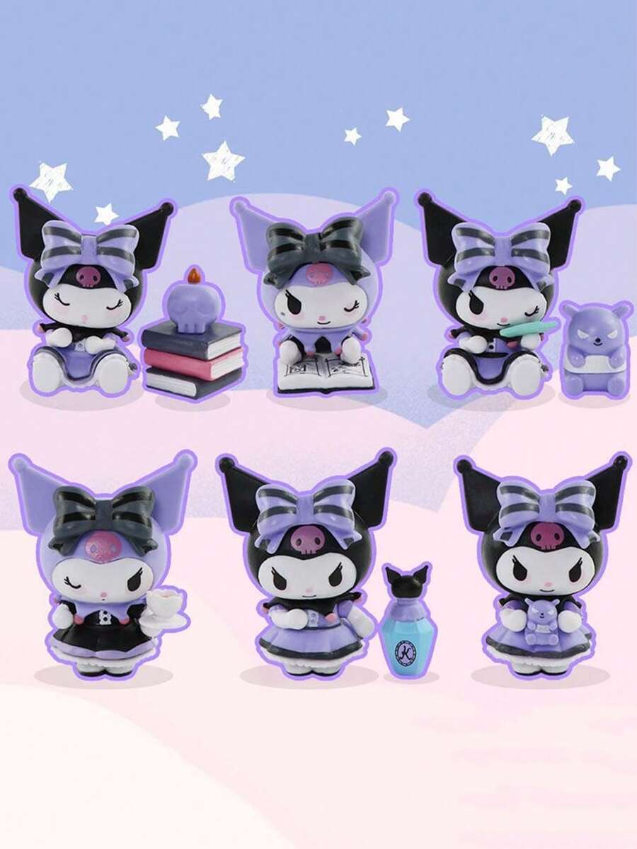 Sanrio אנימה Kuromi Lucky Blind Box פסלונים לאספנות, קישוטי שולחן ...