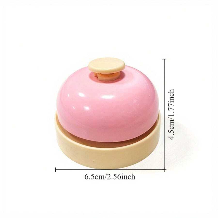 1pc Classic Manual Pressure Table Bells - Metal Structure, No Need For ...