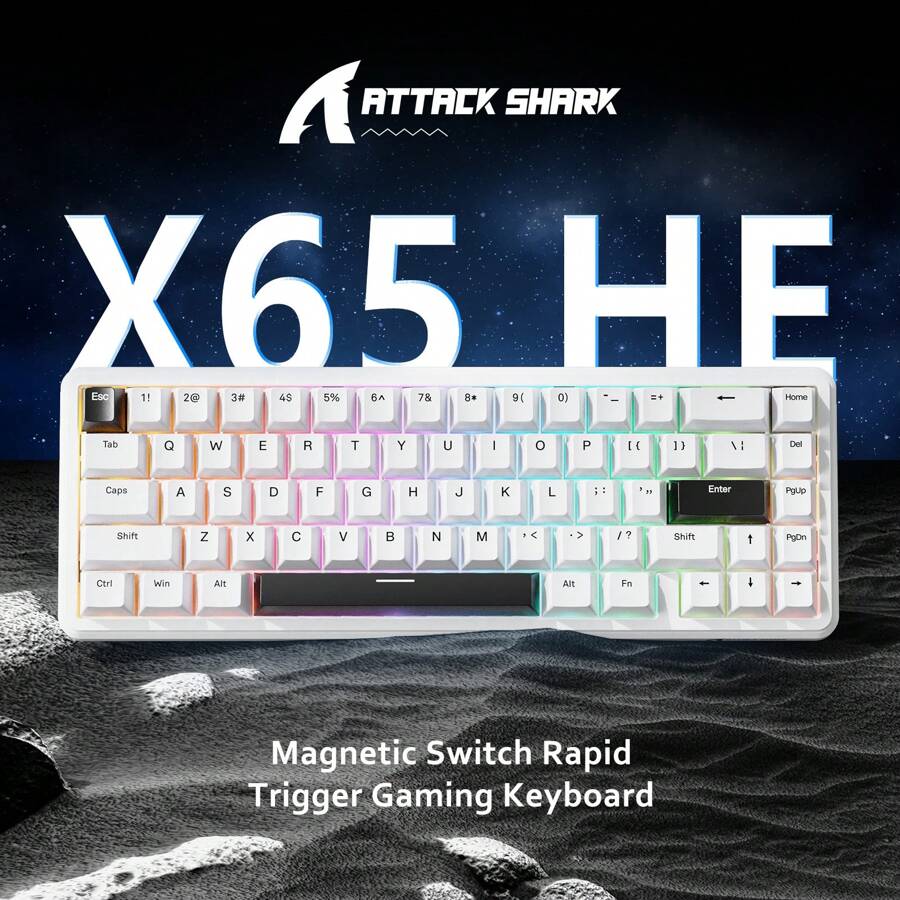 X65 HE Magnetic Switch Rapid Trigger Keyboard, 65% Wired Gaming ...