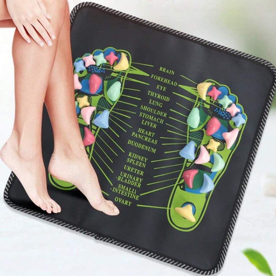 Pebble Foot Massage Mat, Foot Reflexology Mat For Health | SHEIN EUR