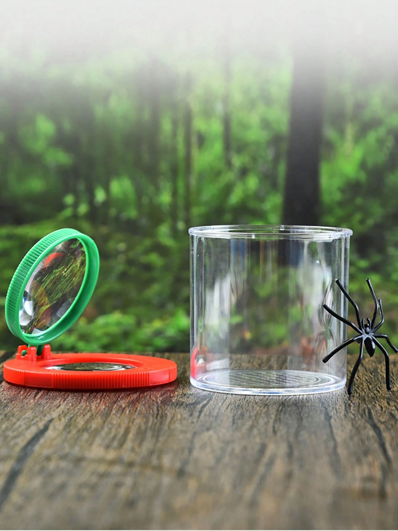 Random Color Outdoor Adventure Magnifying Glass Insect Observation Box ...