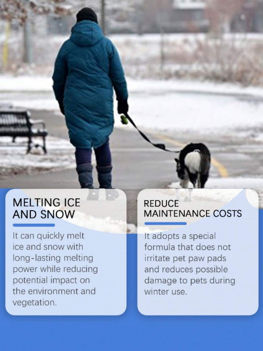 Ice Melting Agent For Winter Snow And Ice Cleaning, De Icing, Snow ...