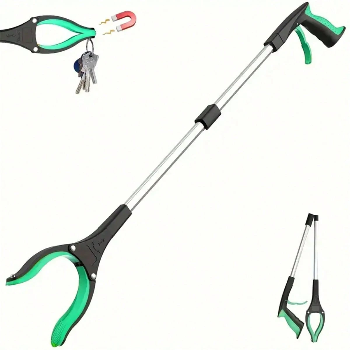 Grabber Reacher Tool - Foldable Gripper And Reaching Tool - Heavy Duty ...