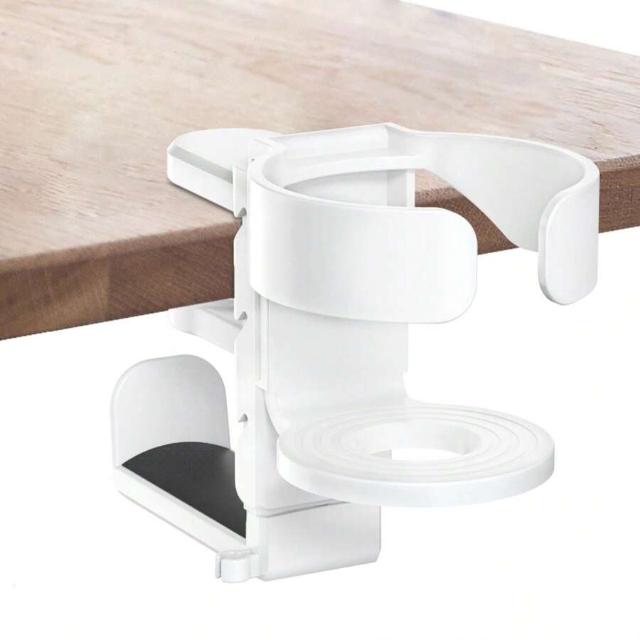 2 In 1 Desk Cup Holder Headphone Holder Universal Gaming Headset Hanger ...