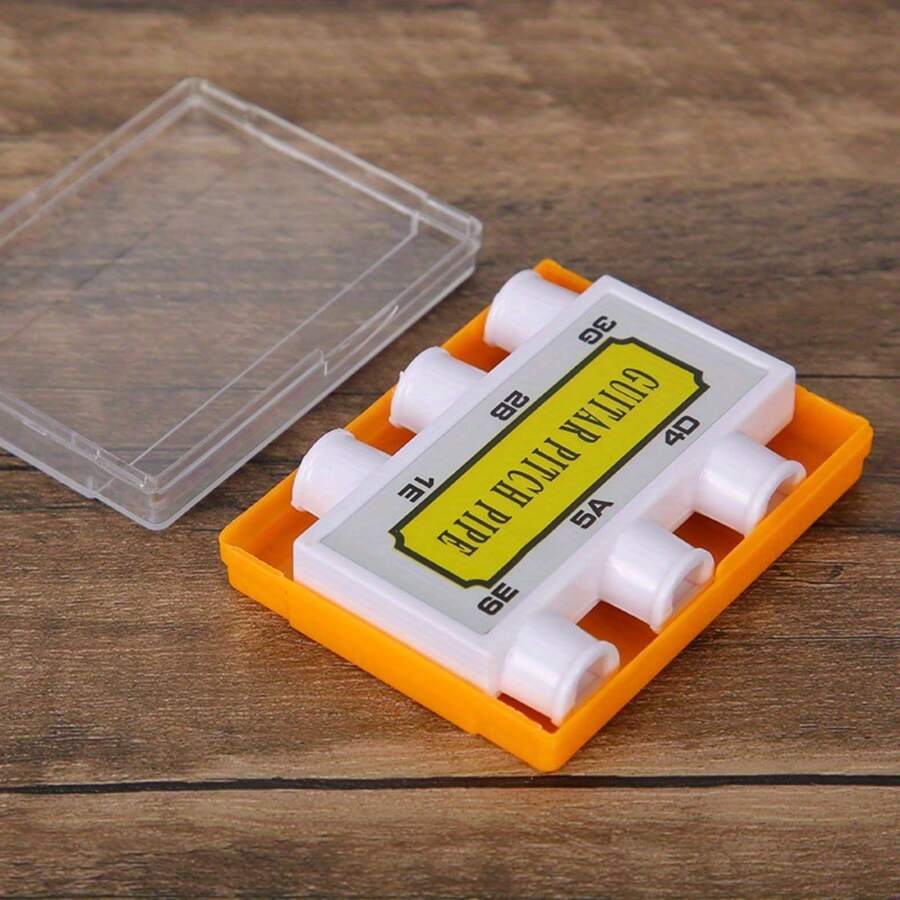 6-Hole Tunable Pipe Folk Guitar Tuning Pipe Key Tuning Pipe Musical ...